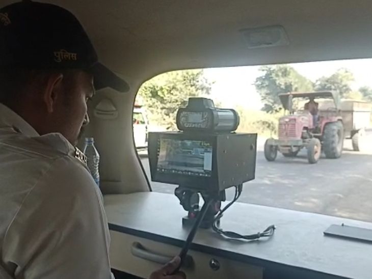 Action against drivers driving at high speed on Indore Ichhapur highway, spot fine by speed ...