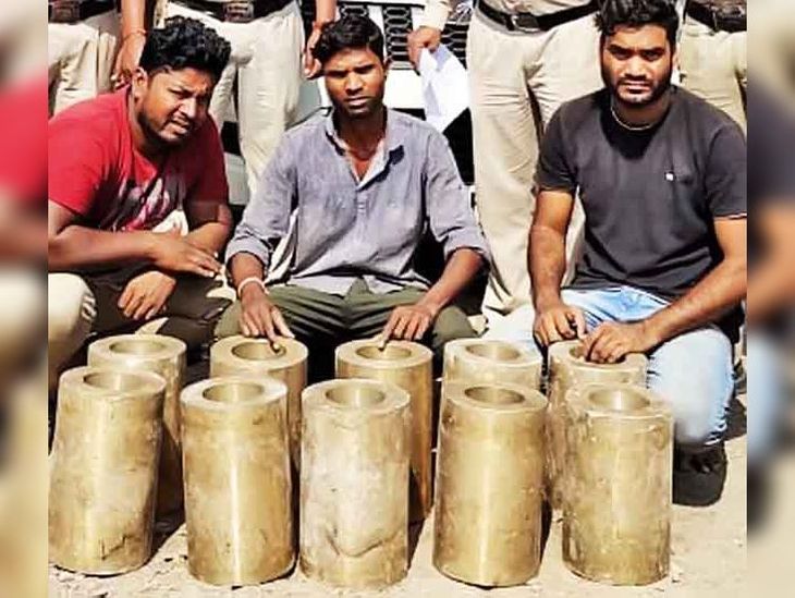 3 arrested for stealing 10 gun metal worth 6 lakhs from RKM power plant ...