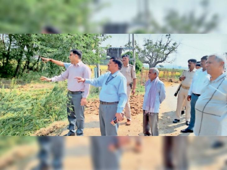 DM visited the villages to see the outbreak of Madhuva insect, gave ...