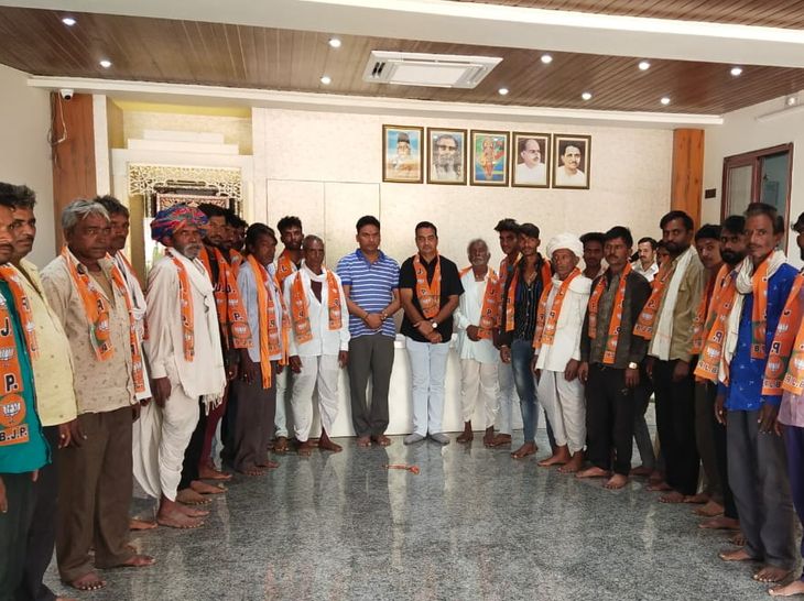 Many Congress workers joined BJP in Sonagar, MLA welcomed | बस्सी में ...