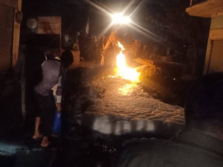 There was a stir due to late night fire, found control after 1 hour of ...