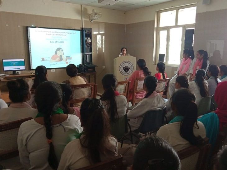 Stress assessment and management program organized at Dr. Ambedkar ...
