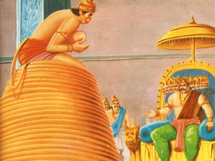 angad and ravan story, lesson of ramayana, Shri Ram had sent Angad as a ...