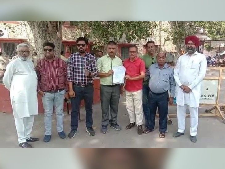 Councillors meet district collector Namit Mehta in Rajasthan's Pali