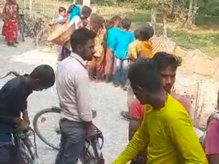 Police engaged in action by taking possession of the dead body ...