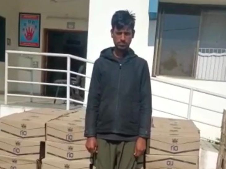 Dumper caught in Gujarat, 276 cartons of illegal liquor recovered ...