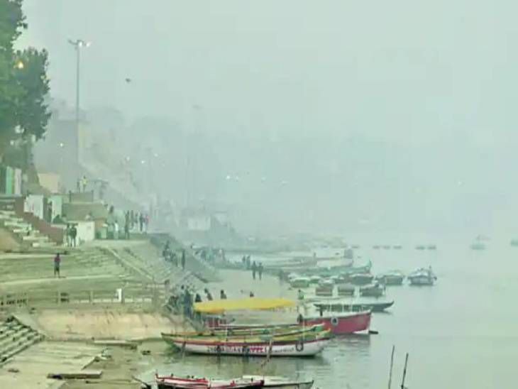 Varanasi's temperature is 10 degrees and AQI crosses 200 in the city ...