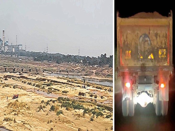 Mining is being done on the banks of Hasdev river, supply is being done ...