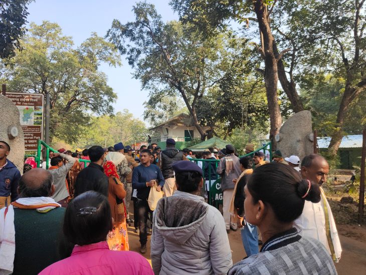 Devotees reaching Kabir's Taposthali to visit on the day of Aghan ...