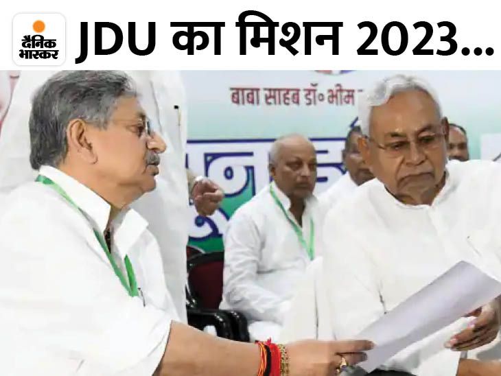 jdu party natioanl meeting; bihar bhaskar latest news | JDU का 10-11 ...
