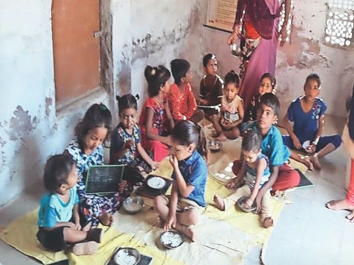 Breakfast is not available for children in Anganwadi centers, food is ...