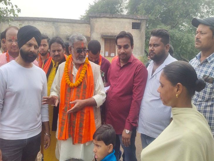 The District President handled the front alone, the MLA MP came one day ...