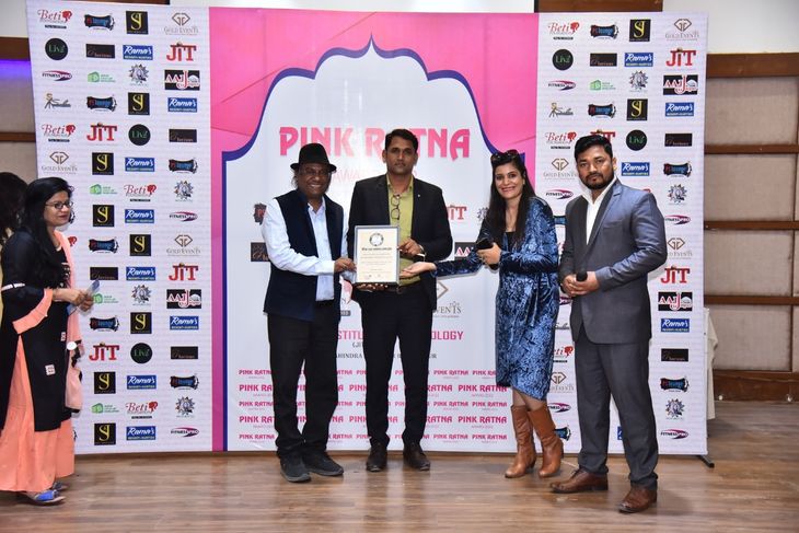 Awarded Pink Ratna Award for outstanding contribution to the society ...