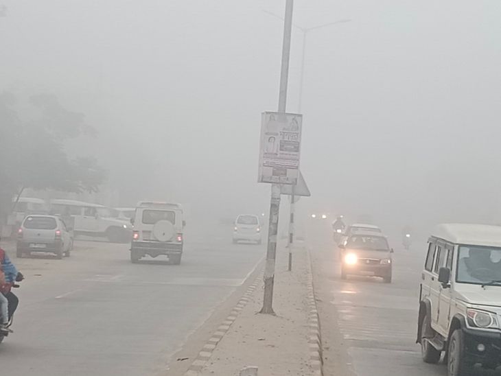 Cold winds increased the shivering of people in Churu | चूरू में सर्द ...
