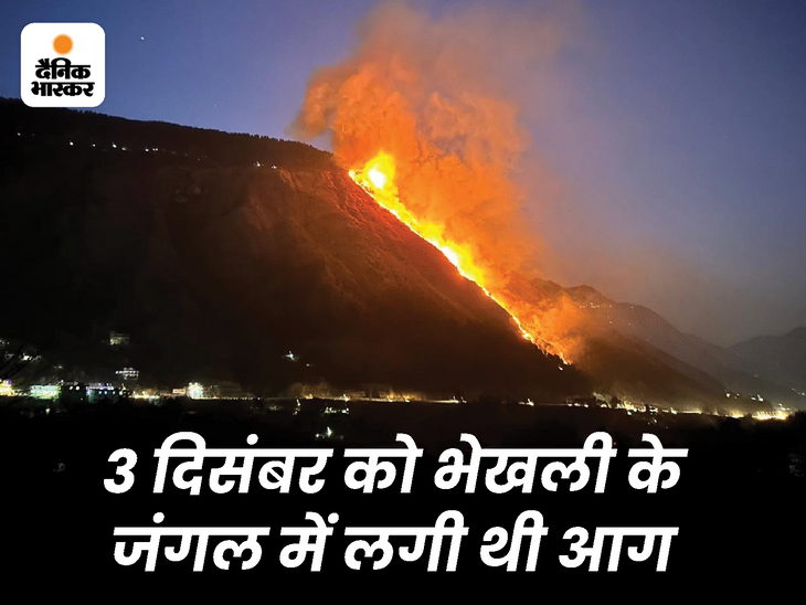 Kullu : Fire broke out in Bijli Mahadev's forest, Forest Department ...