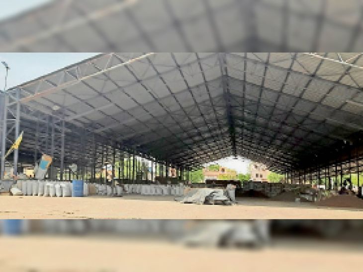 The tin shed of the new grain market will be expanded with one crore ...