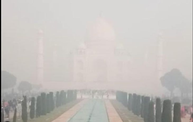 After waiting for hours, people shivering with cold in Agra, cold-day ...