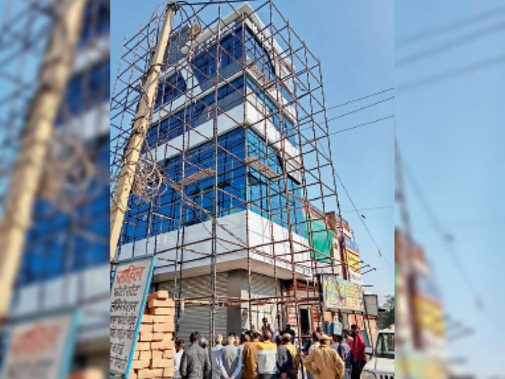 Nap sealed a building built in place of two maps and a 5-storey ...