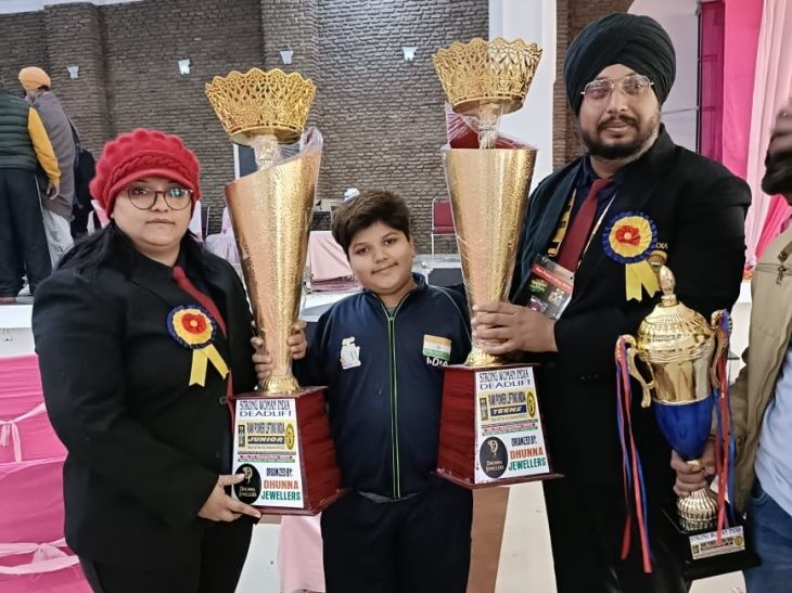 Angadjit Singh won the title of Strong Man of India | झालावाड़ के खिलाड़ियों ने जीते 32 मेडल ...