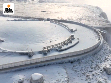 US Bomb Cyclone Video Update; Niagara Falls Frozen | Canada News