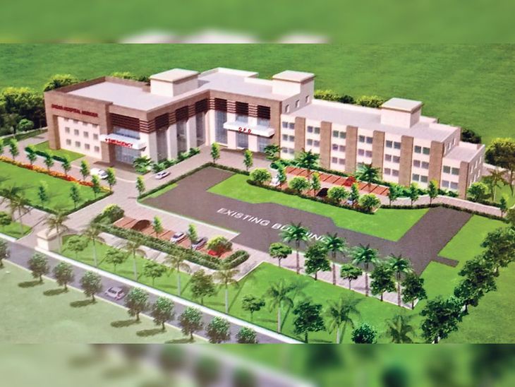 100 beds model hospital will be ready this year, foundation stone of ...