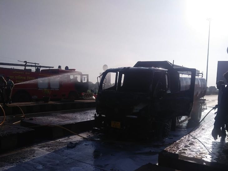 The fire engine extinguished the fire in half an hour, the driver saved ...