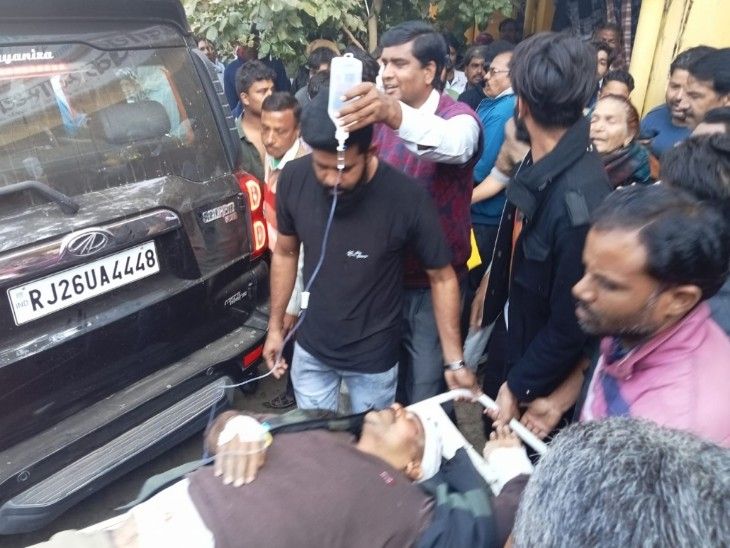 There was a dispute over the land, police Japta was deployed | अलीगढ़ ...