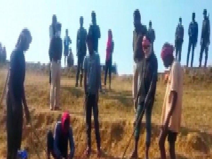 The girl's dead body was excavated from the grave for investigation ...