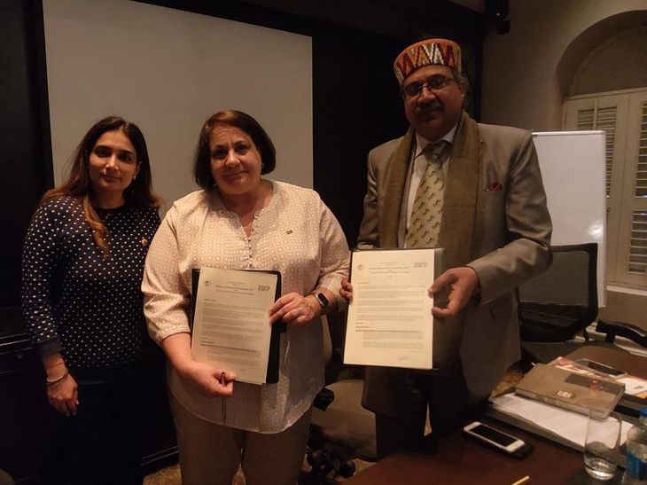 Kangra : Dharamshala, MOU signed between CU and Indiana University, SP Bansal | CU और इंडियाना ...