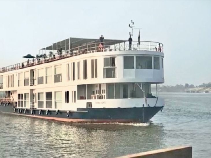 Ganga Vilas Cruise reached Patna... Foreign tourists will visit Mahavir ...
