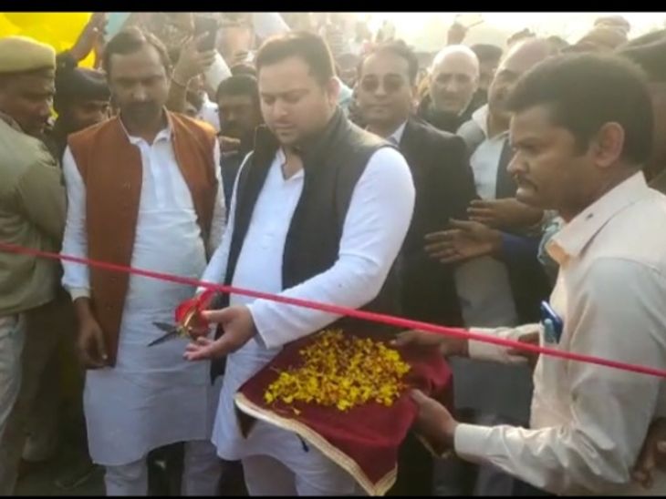 Tejashwi Yadav inaugurated Raghopur-Diara Pipa Bridge, Deputy Chief ...