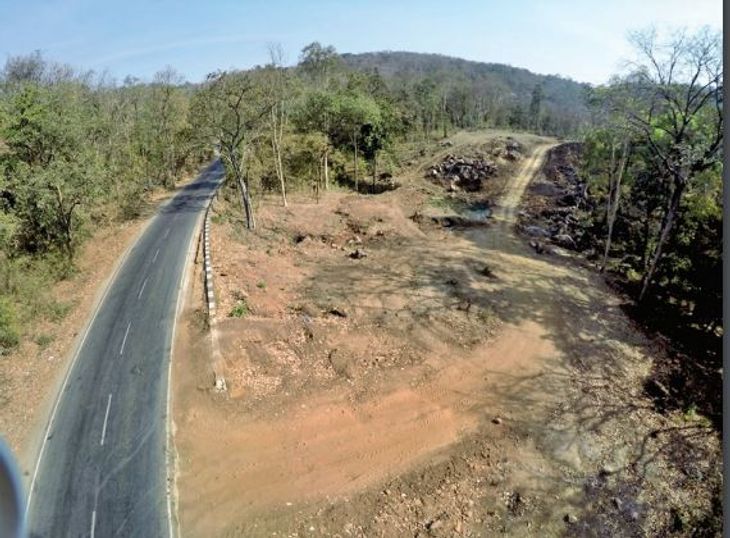 Work of 2.5 km sixlane tunnel in Keshkal Ghat from March, the mountain ...
