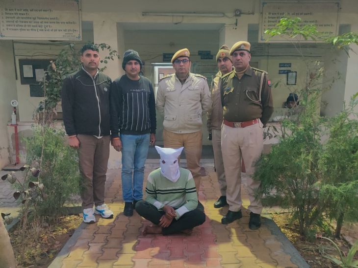 Police arrested a gang miscreant, caught from Loharu in Haryana | पीपली ...