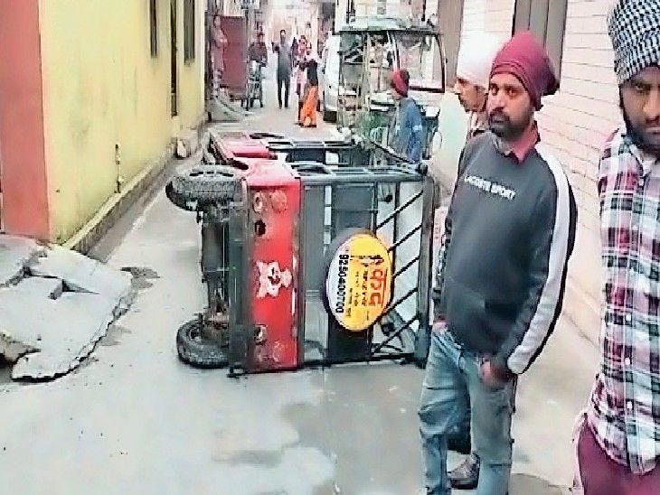 Drunken e-rickshaw driver entangled the police for 20 minutes in Dhoom ...