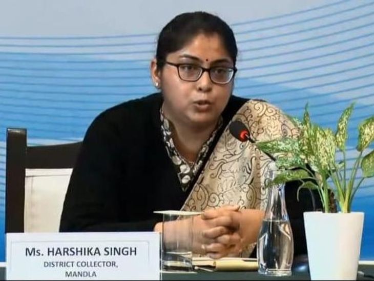 Collector Harshika Singh gave a presentation in Delhi, received ...