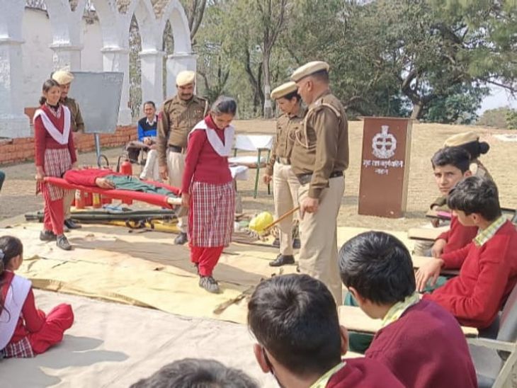 Mock drill of Shillai school students; learned about disaster ...