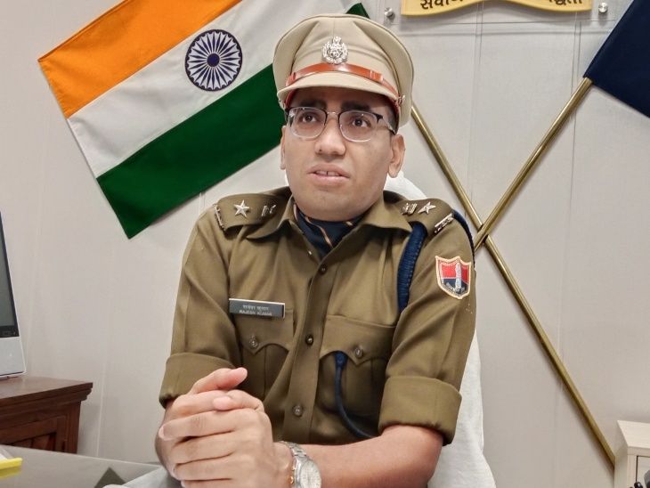 IPS Rajesh Kumar took charge of Churu SP | IPS राजेश कुमार ने संभाला ...