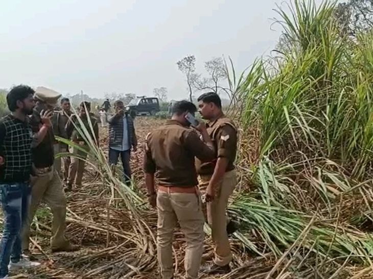 The dead body of a youth missing for 3 days was found in the sugarcane field in Kushinagar. Cut ...