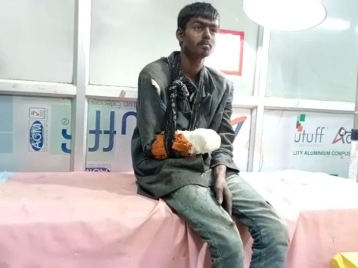 A young man's hand was chopped off after getting stuck in a thresher in ...