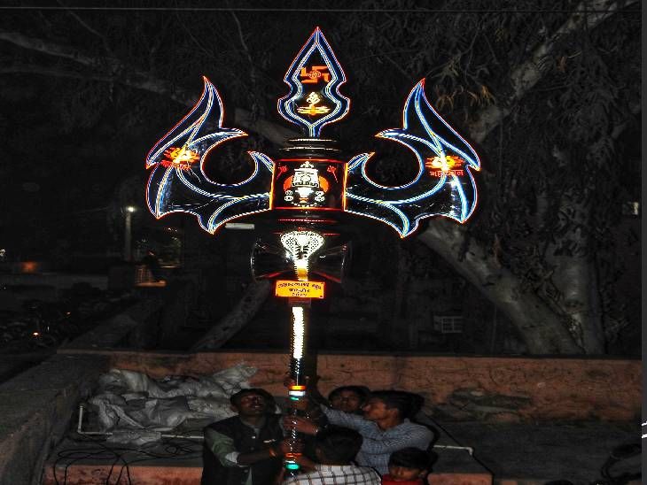 16 feet long, 6 feet high and 150 kg Trishul will be installed in ...