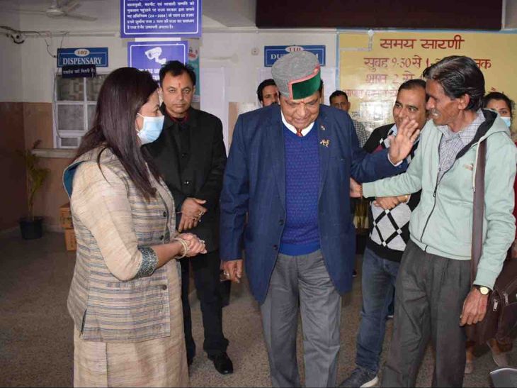 Health Minister Dhani Ram Shandil Visit Kasauli; Himachal Pradesh ...