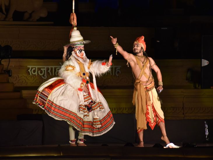 Akash and Rudra's presentation of Bhima-Hanuman and Shashwati's ...