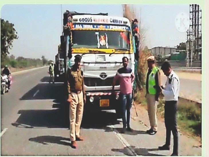 117 challans for wrong lane and wrong side driving on the highway ...