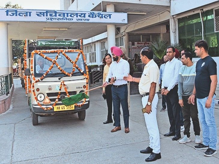 ADC flagged off fat grain awareness vehicles | अंतरराष्ट्रीय मीलिट वर्ष ...