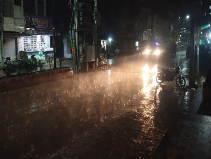 It rained for 4 hours in Tonk city, damage to rabi crops | टोंक शहर में ...