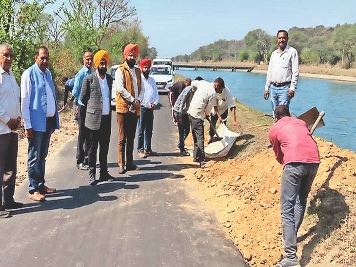 Road construction completed from Nangal to Ganguwal, chief engineer ...