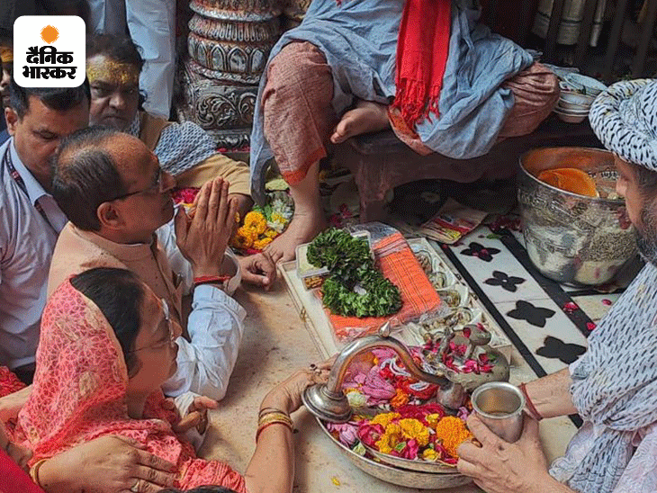 Shivraj was seen in spiritual colors, circumambulated in Govardhan ...