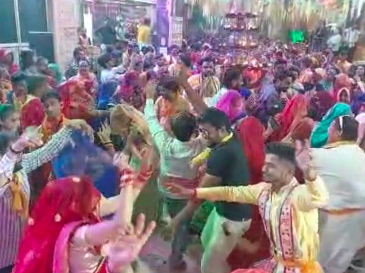 Flower petals spread rainbow mat, Charkula dance enthralled the heart ...