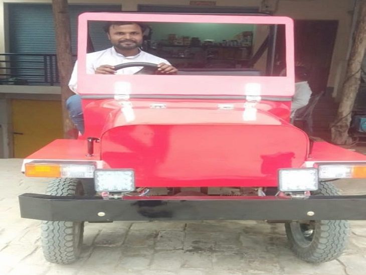 Azamgarh's mechanic made mini Thar in five months