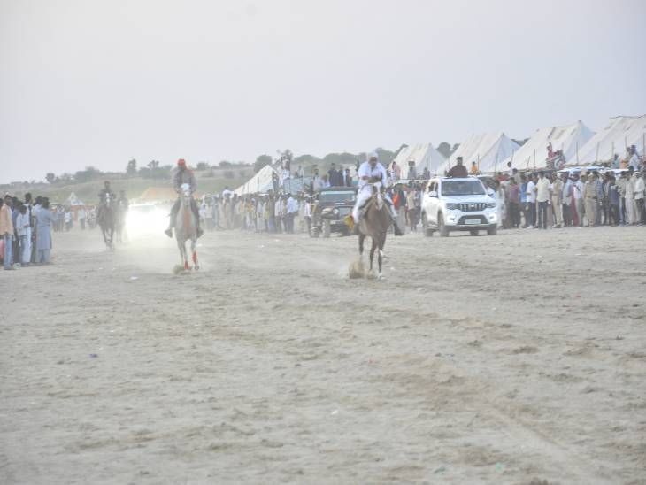 'Baz' first, 'Raja Hindustani' horse was second, Baz won 1 kg silver